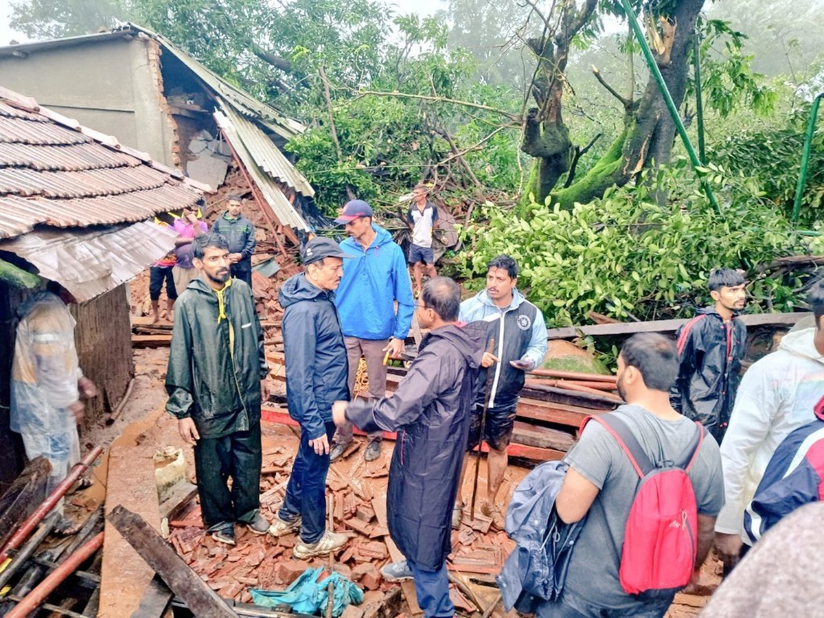 Tragic Landslide in Maharashtra's Raigad District Leaves Ten Dead and Over 100 Feared Trapped ...
