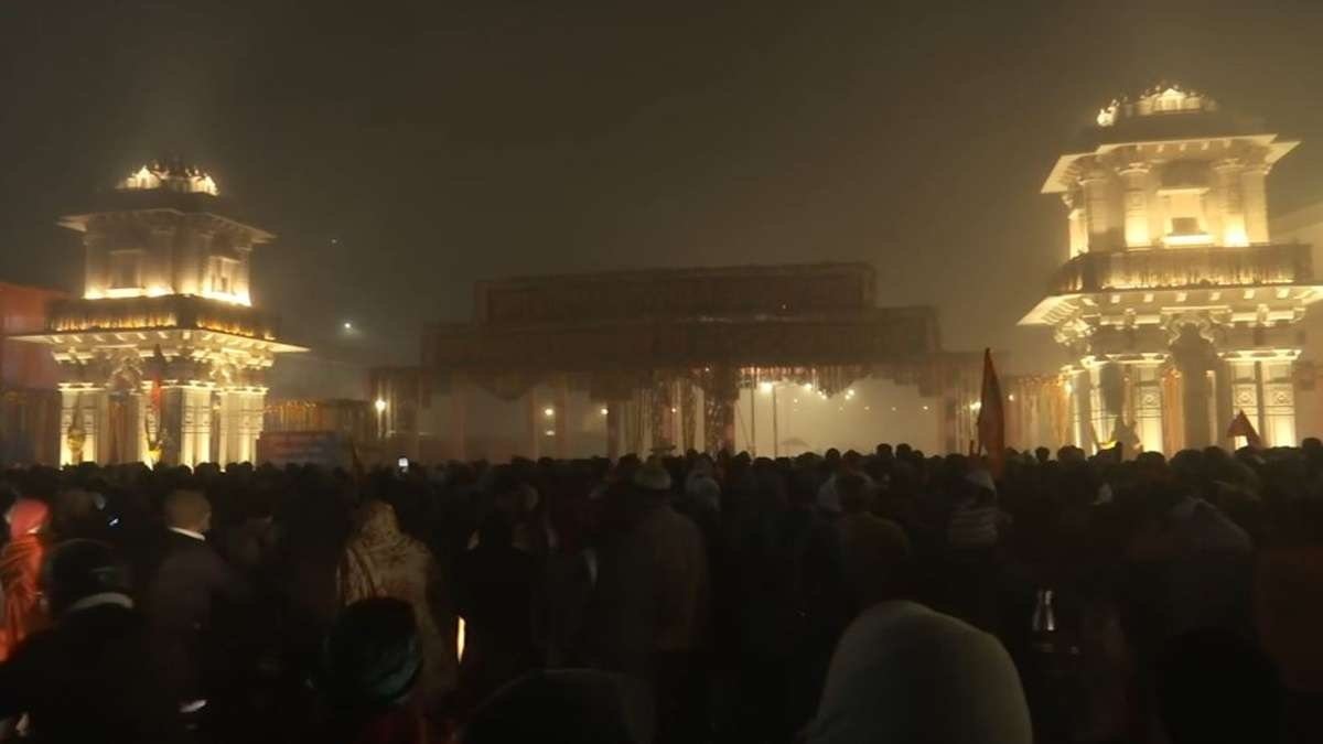 Devotion Unveiled: Ayodhya's Ram Temple Opens its Doors to a Sea of ...
