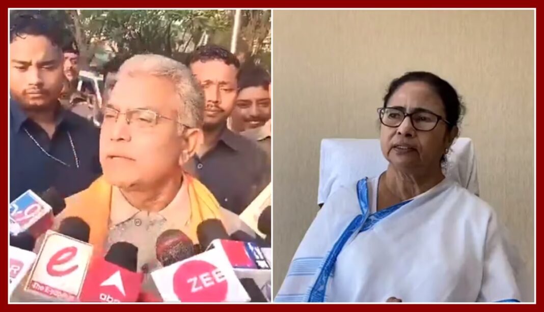 BJP MP Dilip Ghosh Sparks Outrage with Derogatory Remark: 'Mamata Banerjee Should First Identify ...